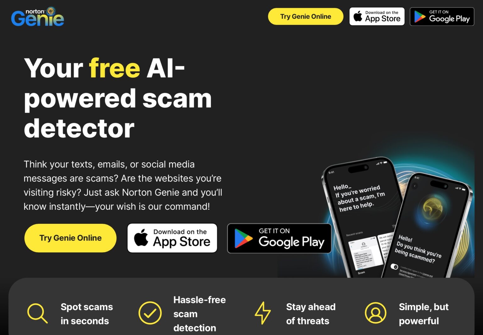 Norton Genie Scam Detector – Iowa City Tech